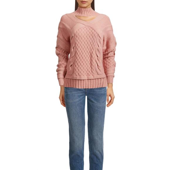 NAADAM | Sweaters | New Naadam Luxe Cable Turtleneck Sweater In Rose ...